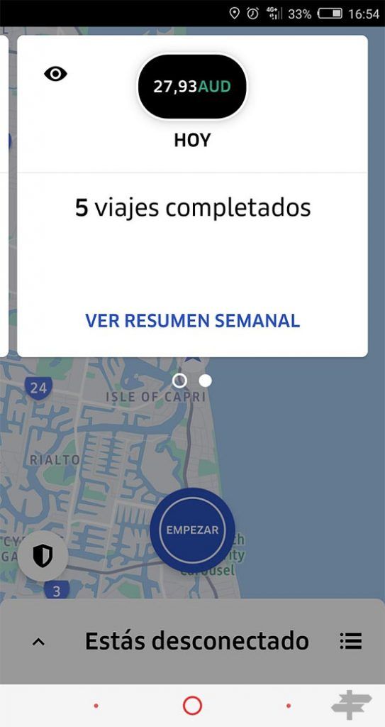 Uber Eats en Gold Coast - Australia - Guía de Uso